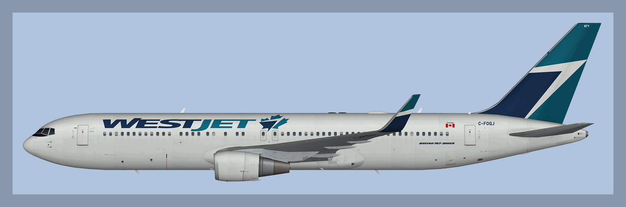 Westjet Boeing 767-300ER – ATCO Repaints
