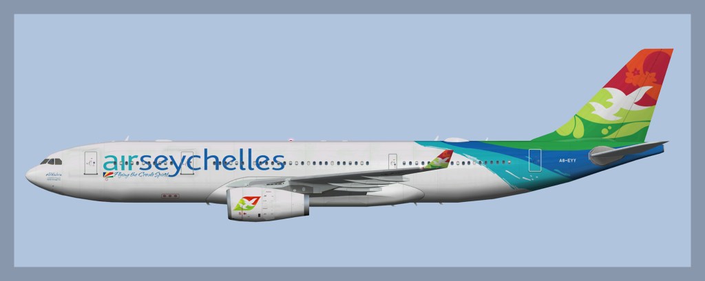 Air Seychelles Airbus A330-200 – FSP Model – ATCO Repaints