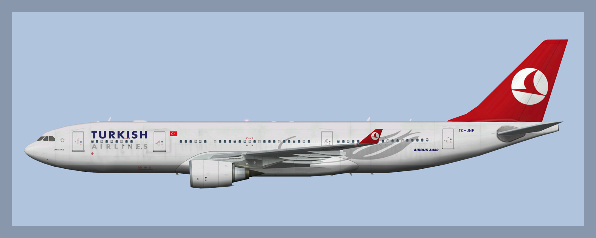 Turkish Airlines Airbus A330-200 Fleet – FSP Model – ATCO Repaints