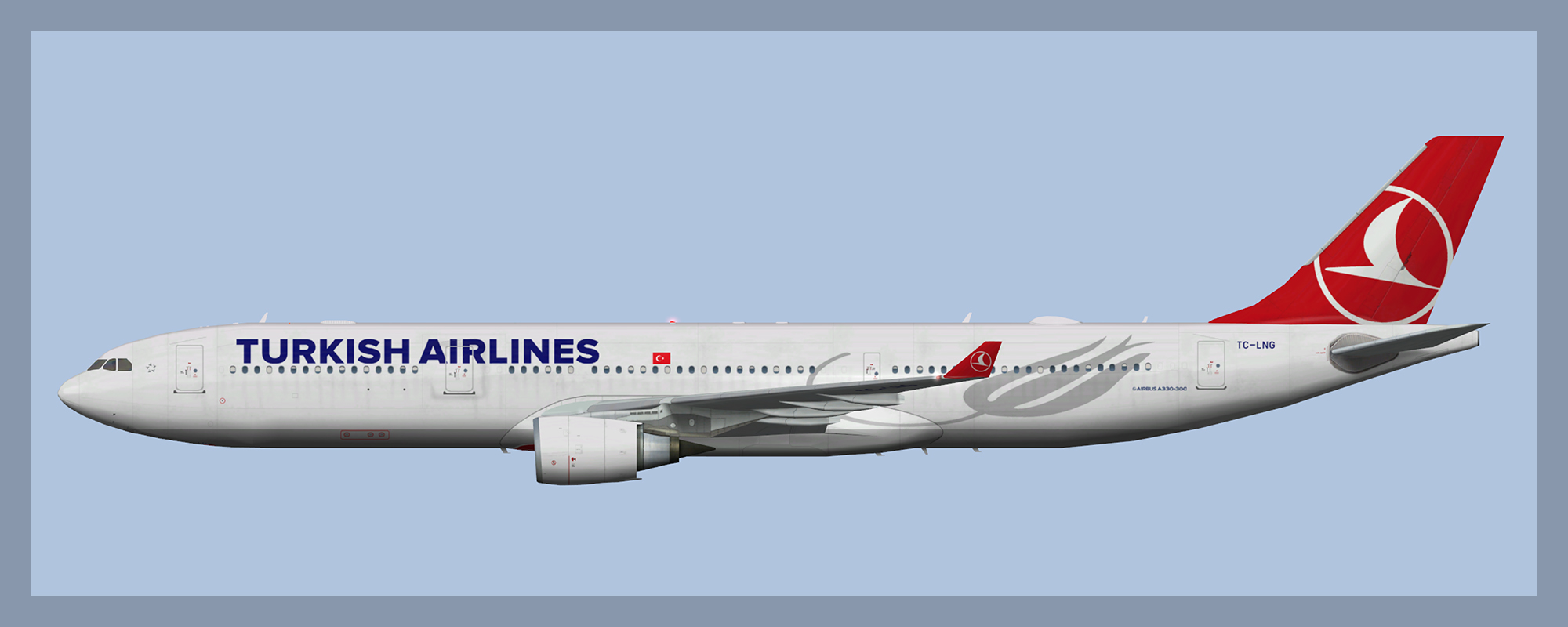 Turkish Airlines Airbus A330-300 Fleet – FSP Model – ATCO Repaints