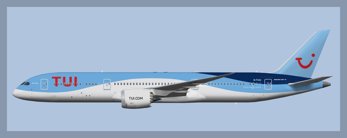 TUI Airways UK Boeing 787-9 – FSP Model – ATCO Repaints
