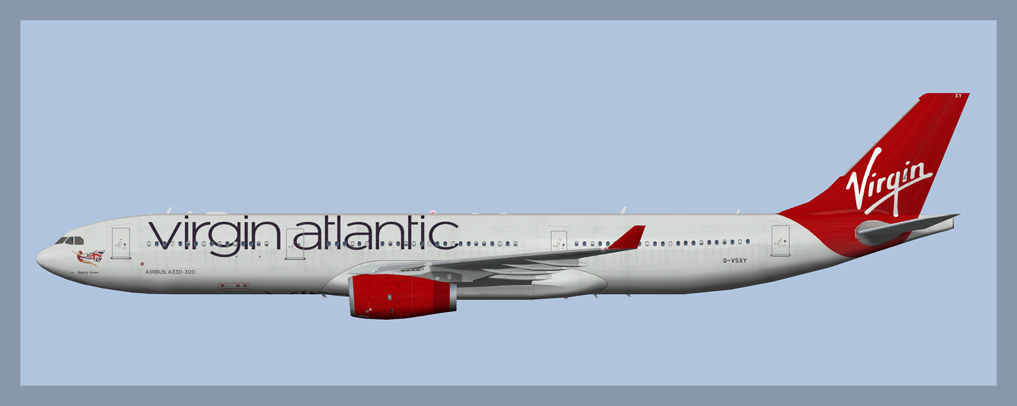 Virgin Atlantic Airbus A330-300 – FSP Model – ATCO Repaints