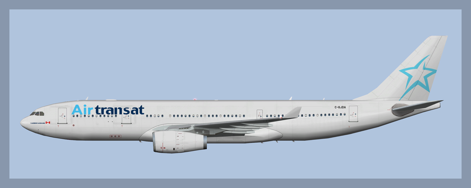 Air Transat Airbus A330-200 Fleet 2019 (FSP Model) – ATCO Repaints