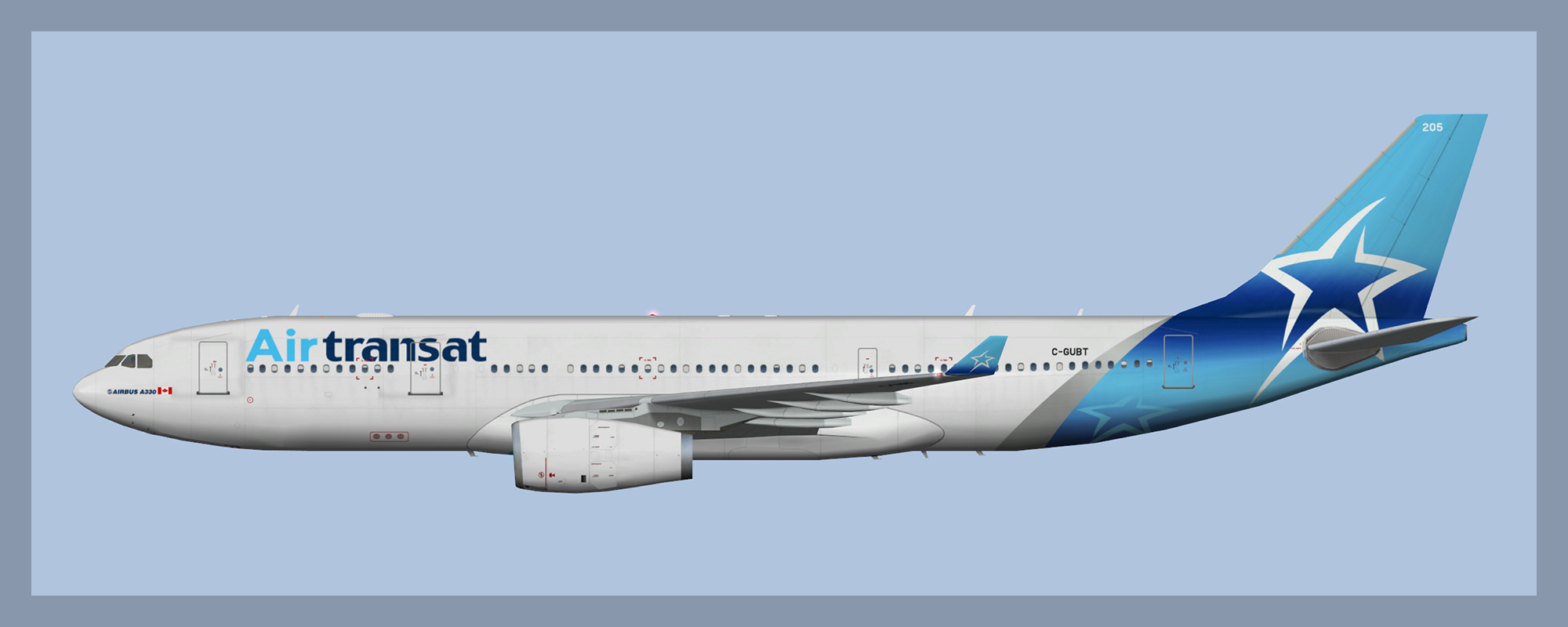 Air Transat Airbus A330-200 Fleet 2019 (FSP Model) – ATCO Repaints