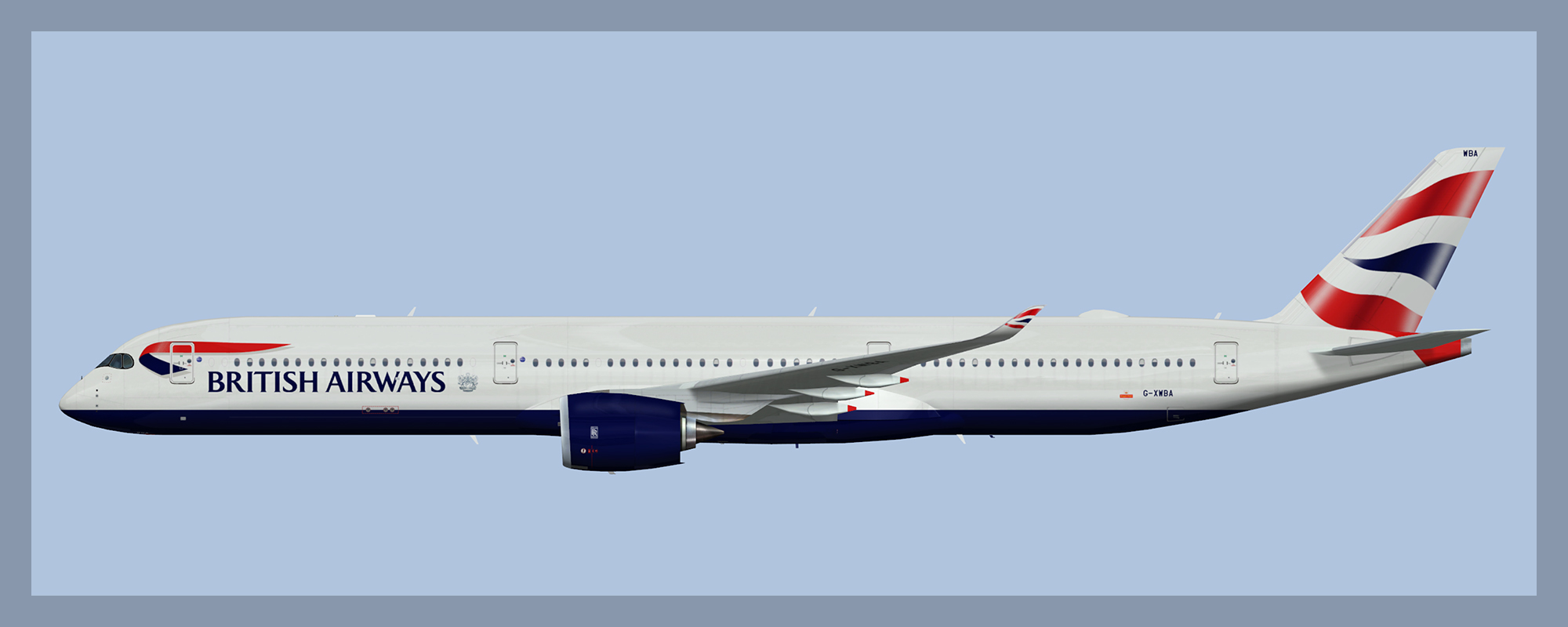 British Airways Airbus A350-1000 2019 V2 (FSP Model) – ATCO Repaints