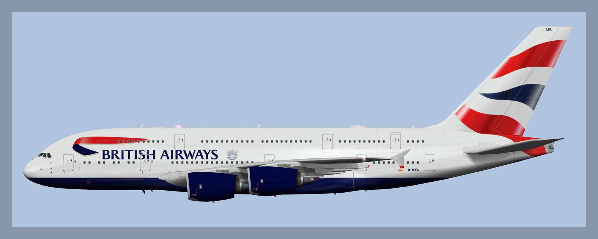 British Airways Airbus A380 Fleet 2019 V2 (FSP Model) – ATCO Repaints