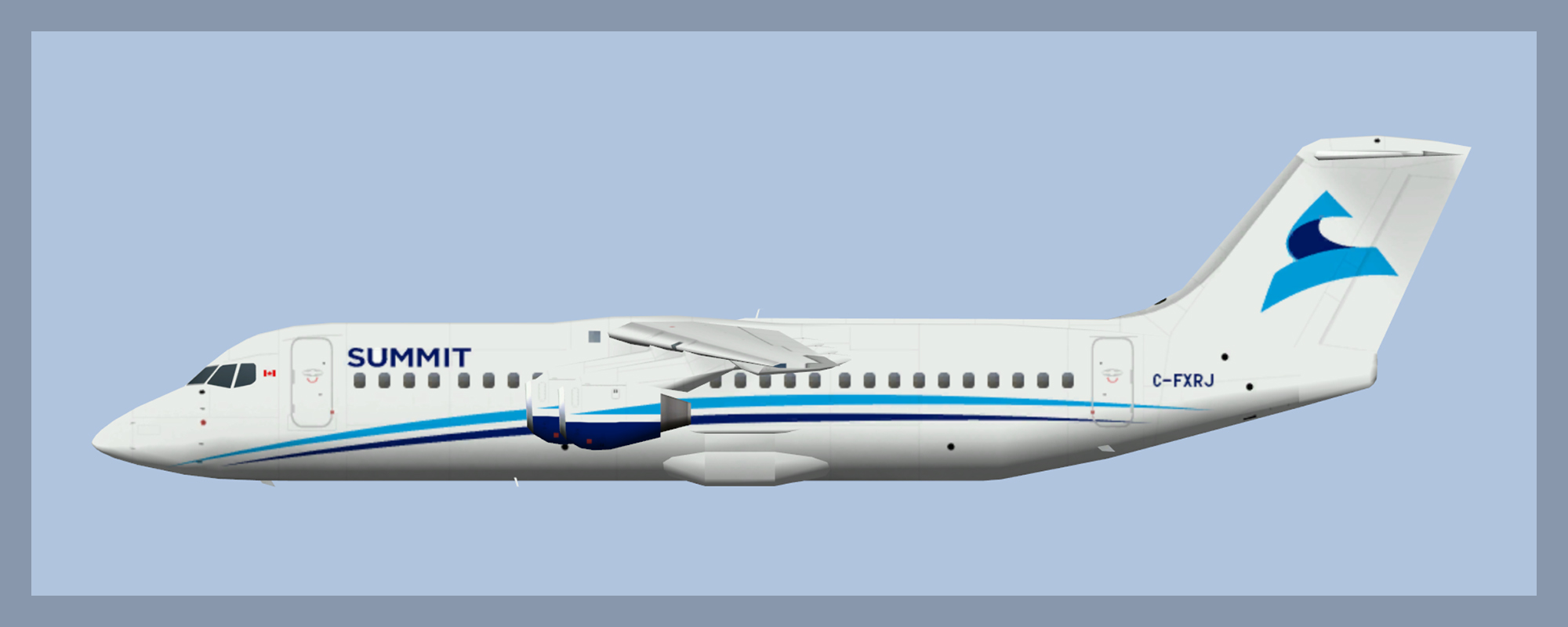 Summit Air Avro RJ85/100 Fleet – ATCO Repaints
