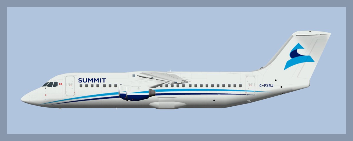 Summit Air Avro RJ85/100 Fleet – ATCO Repaints