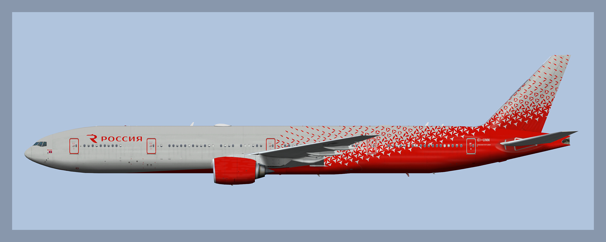 Rossiya Airlines Boeing 777-300 Fleet (FSP Model) – ATCO Repaints