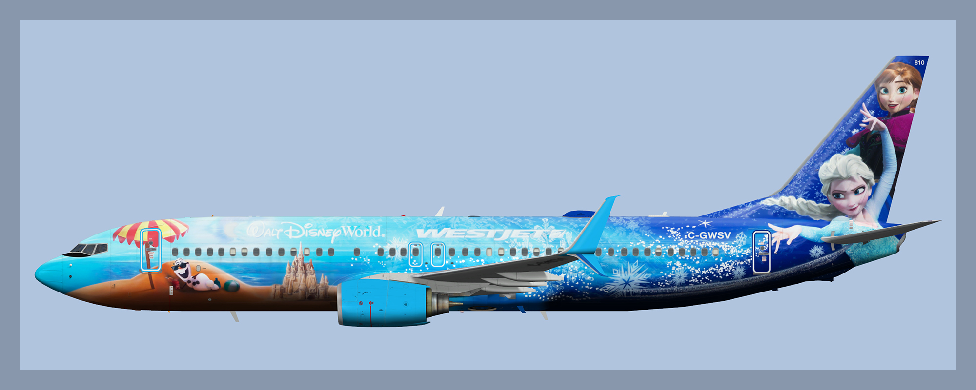 Westjet Boeing 737-800 Fleet (FSP Model) – ATCO Repaints