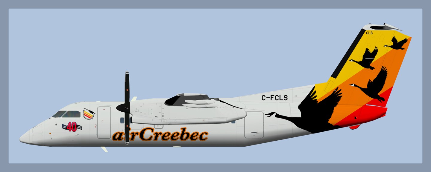 Air Creebec Dash 8-100 (AIG Model) – ATCO Repaints