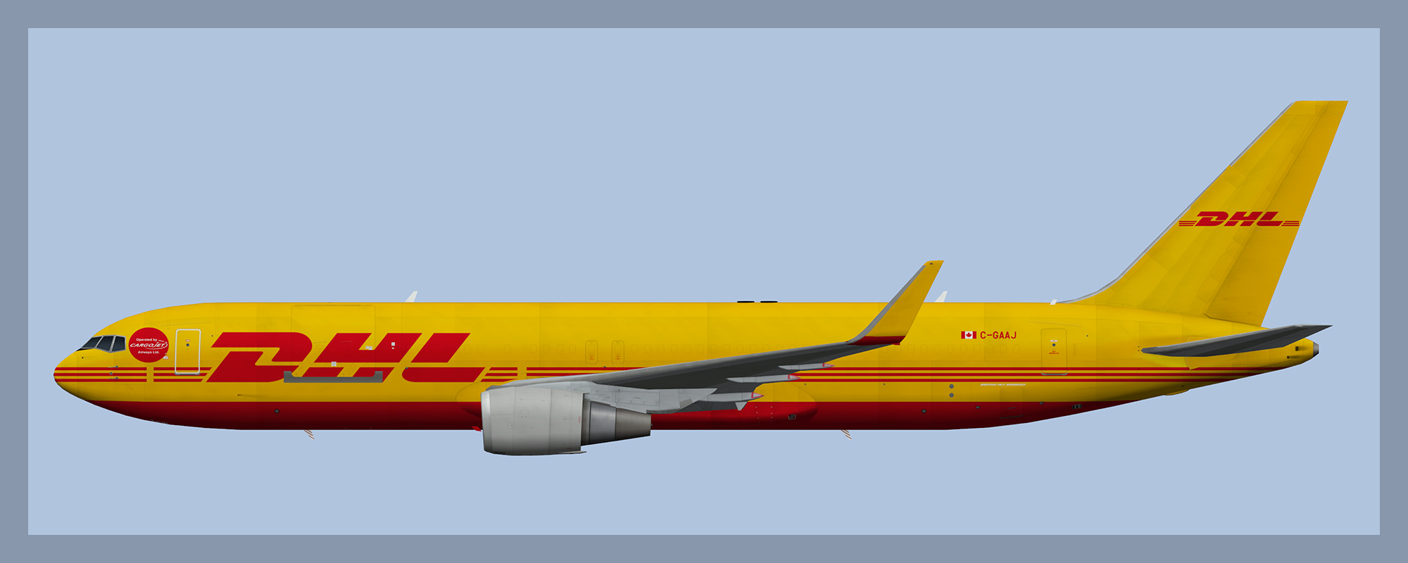Cargojet Boeing 767-300 – DHL Fleet – ATCO Repaints