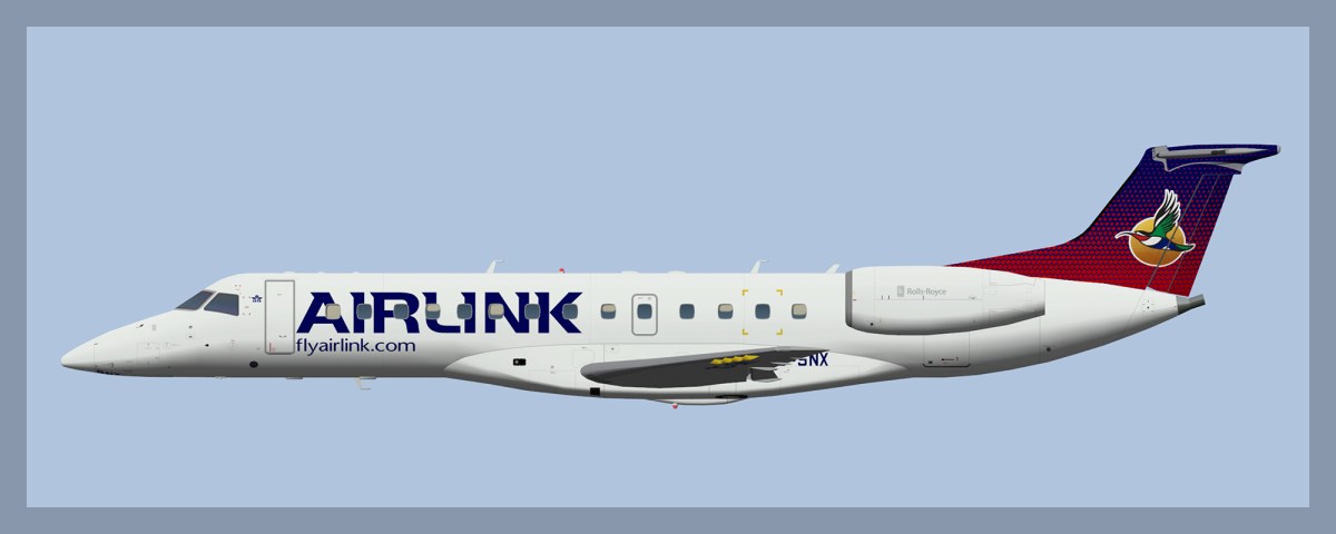 Airlink Embraer E135 Fleet (AIG Model) – ATCO Repaints