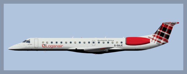 Loganair Embraer E145 Fleet (AIG Model) – ATCO Repaints