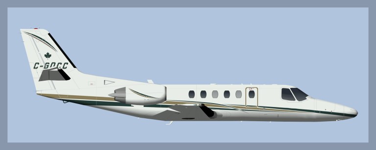 Privateair Cessna C550 Citation II C-GQCC – ATCO Repaints