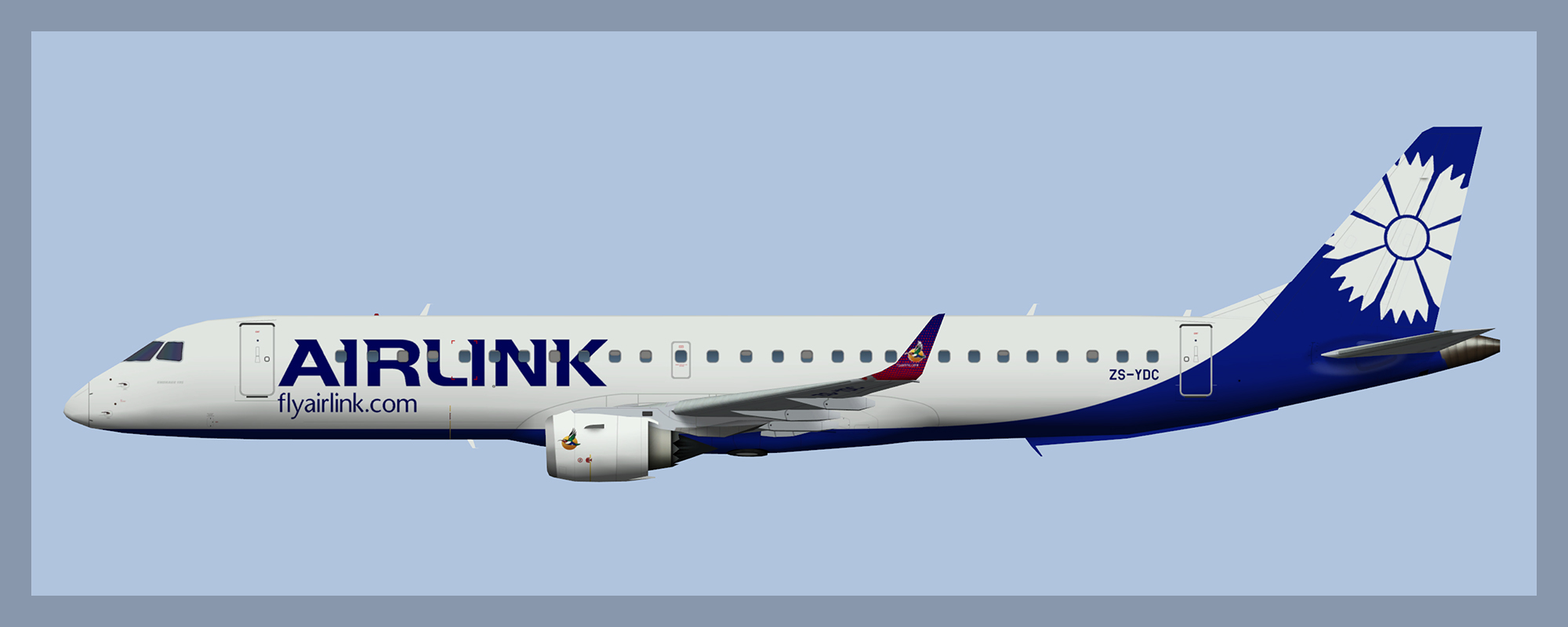 Airlink Embraer E195 Fleet – ATCO Repaints