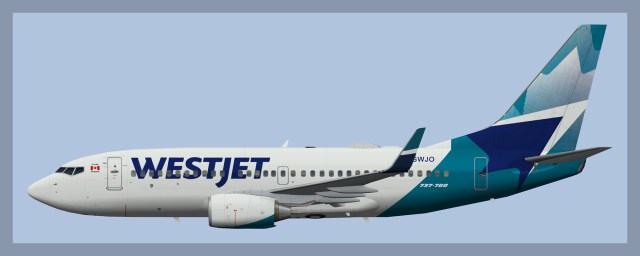 Westjet Boeing 737-700 New Livery – ATCO Repaints