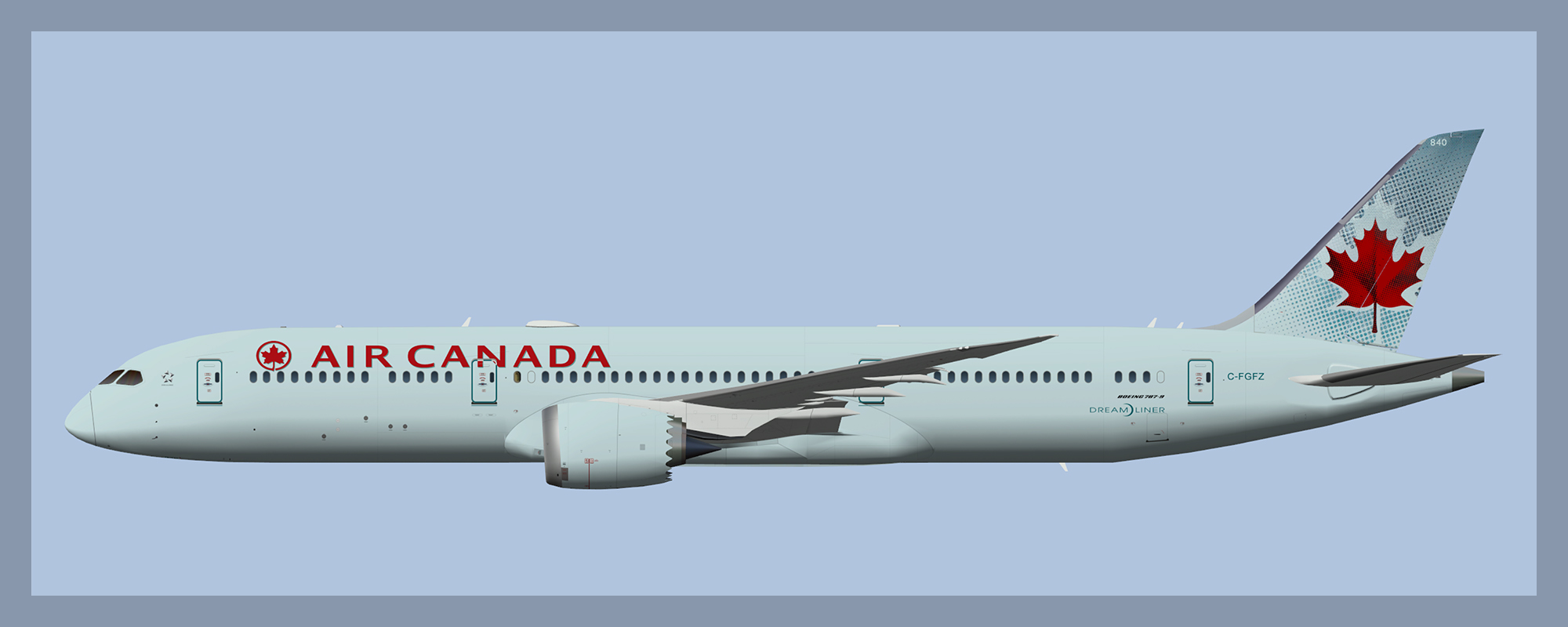 Air Canada Boeing 787-9 Fleet (AIG Model) – ATCO Repaints