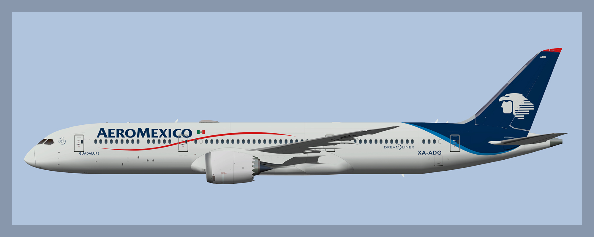Aeromexico Boeing 787-9 Fleet (AIG Model) – ATCO Repaints