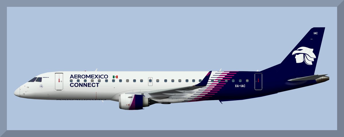 Aeromexico Connect Embraer E190 – New 2024 Livery – ATCO Repaints