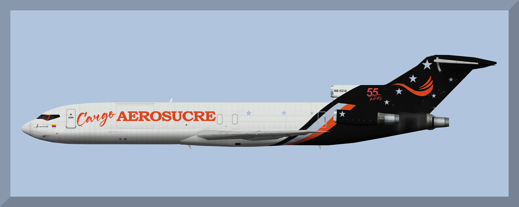 Aerosucre Boeing 727-200 Fleet – ATCO Repaints